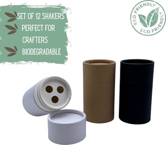 Etsy 12 Eco Friendly Powder Jars With Sifter 2Oz/60G, Biodegradable ...