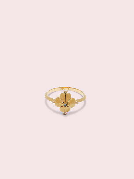 Kate Spade Legacy Logo Spade Flower Ring - ShopStyle