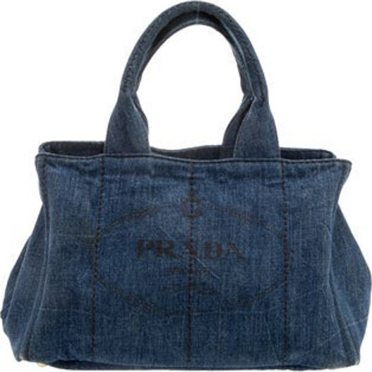 Prada Canapa Logo Tote - ShopStyle