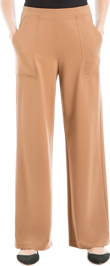 Max Studio Easy Wide Leg Ponte Pant - ShopStyle