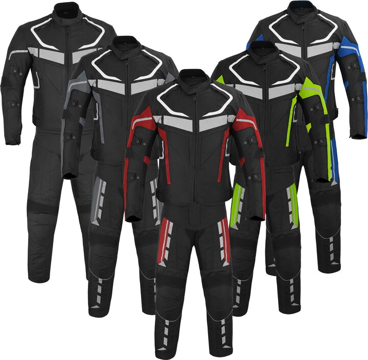 Profirst Global RXL mens Motorbike Suit 2 Piece Motorbike Jacket And ...