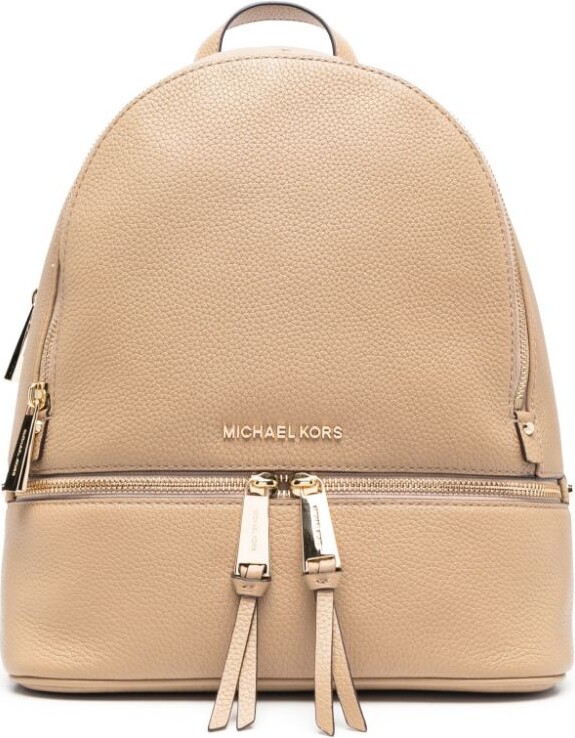MICHAEL Michael Kors Rhea Medium Leather Backpack - ShopStyle