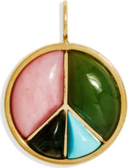Retrouvaí Pink Opal, Nephrite Jade, Turquoise, and Spotted Green Jasper ...
