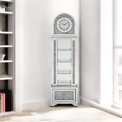 TONWIN 63'' H x 18'' W Wood Tower Display Case - ShopStyle Living Room