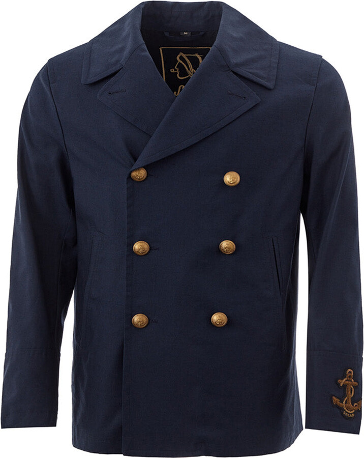Sealup Blue Double Breast Men's Jacket - ShopStyle