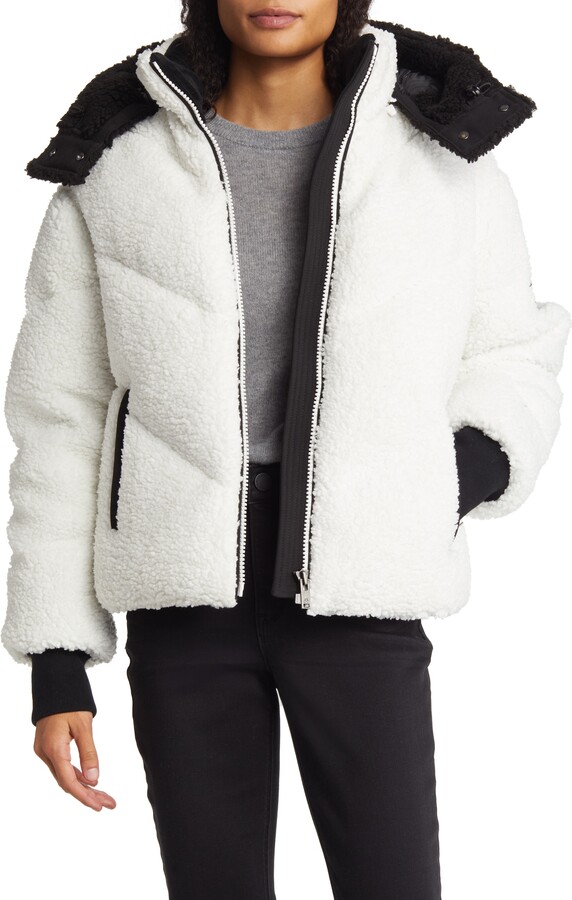 Moose Knuckles Elmont Water Repellent Down High Pile Fleece Recycled ...