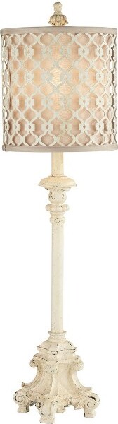 Regency Hill French Candlestick Traditional Buffet Table Lamp 34" Tall ...