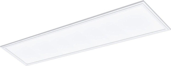 Loops Flush Ceiling Panel Light White Rectangle Tile 40W Built in LED ...