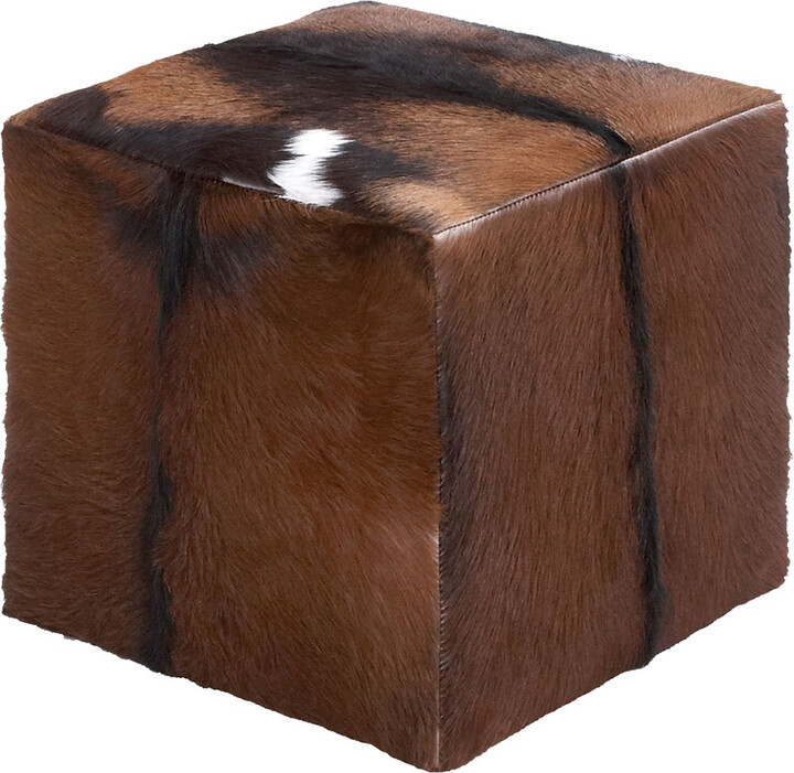 Peyton Lane Square Goat Stool - ShopStyle Living Room Ottomans