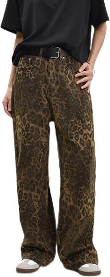 Generic Leopard Jeans - ShopStyle