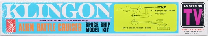 AMT 1 to 650 Scale Klingon Warrior Empire Alien Battle Cruiser Star ...