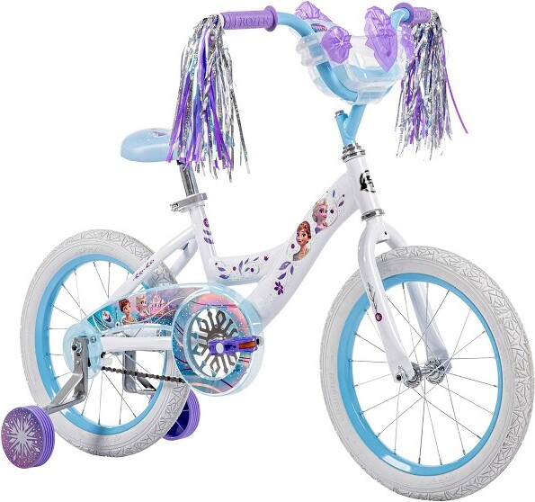 Huffy Disney Frozen Kids' Bike - 16" Wheels - Training Wheels - White ...