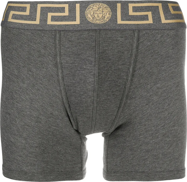 Versace Greca Border boxer briefs - ShopStyle