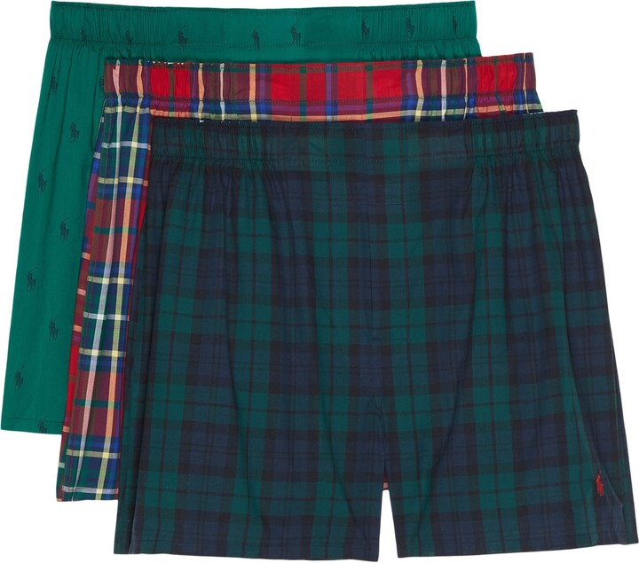 Polo Ralph Lauren Classic Fit 3 Packaged Woven Boxers - ShopStyle