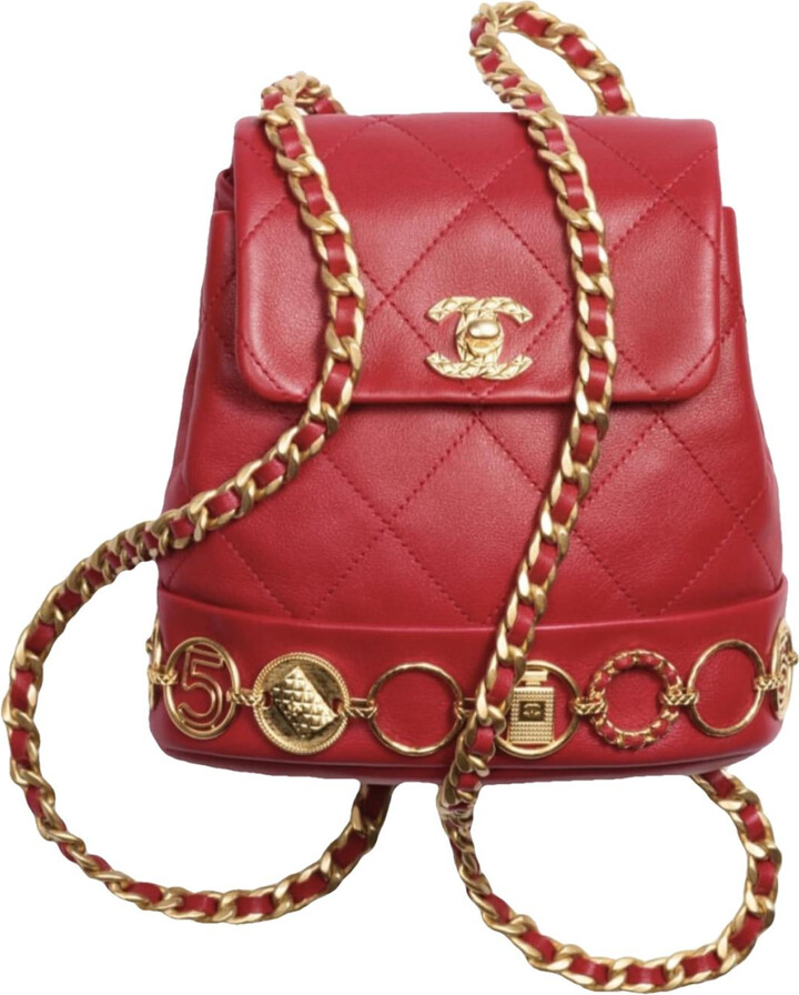 Chanel Leather backpack - ShopStyle