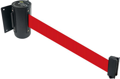 VIP Crowd Control Retractable Safety Wall Queue Barrier Belt 120" (Red ...