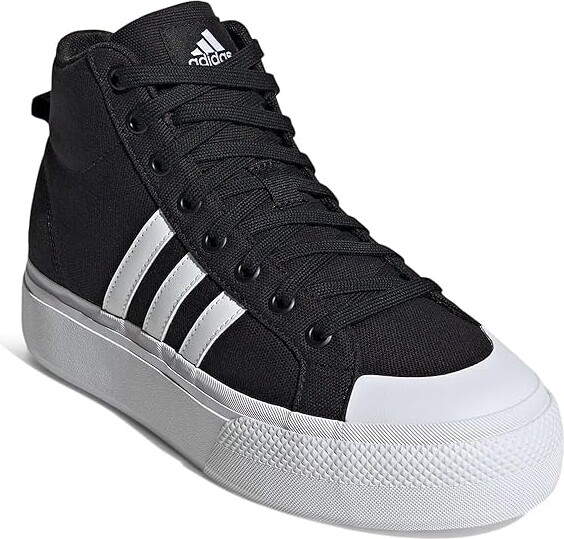 adidas Bravada 2.0 Mid Platform (Core Black/Footwear White/Core Black ...