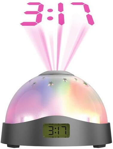 Tzumi Aura Led Projection Clock: Compact Alarm Clock with Vibrant Lcd ...
