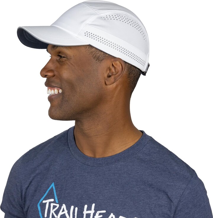 TrailHeads Men's Running Hat | Recycled Sports Cap - White - ShopStyle