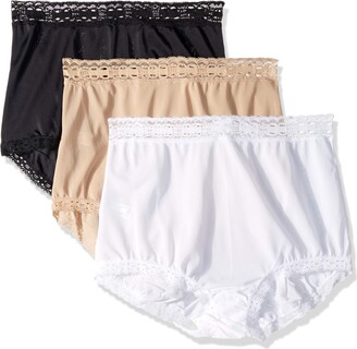 Olga Secret Hug Nylon Full Brief 873 - ShopStyle Panties