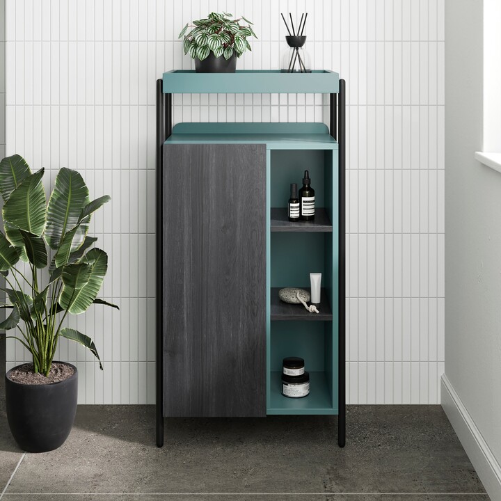 Dunelm Newton Console Unit Teal (Blue) - ShopStyle Entryway