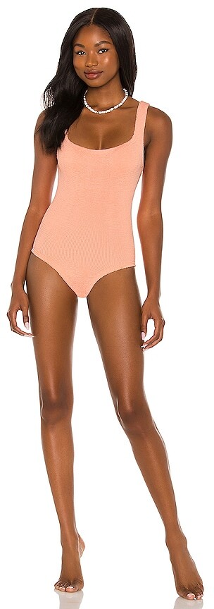 Hunza G Classic Square Neck One Piece - ShopStyle