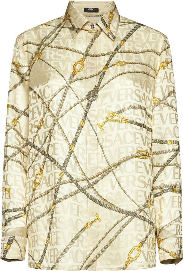 Versace Shirts - ShopStyle Tops