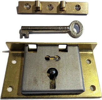 Etsy Lock - Steel Half Mortise Chest Lock With Key & Catch Plate Cedar ...
