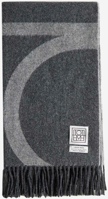 Totême Monogram Wool Scarf - ShopStyle Scarves & Wraps