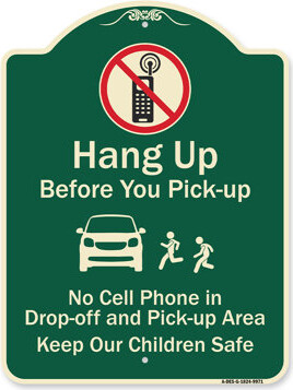 Signmission Designer Series Sign - Hang-Up Before You Pick-Up | Tan ...