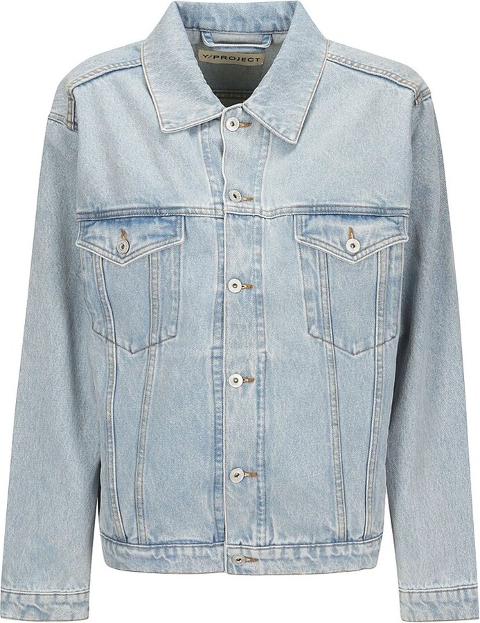 Y/Project Evergreen Wire Denim Jacket - ShopStyle