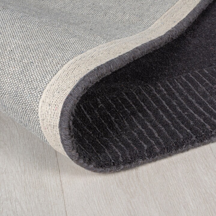 Dunelm Boston Wool Border Runner Grey - ShopStyle Hallway Rugs