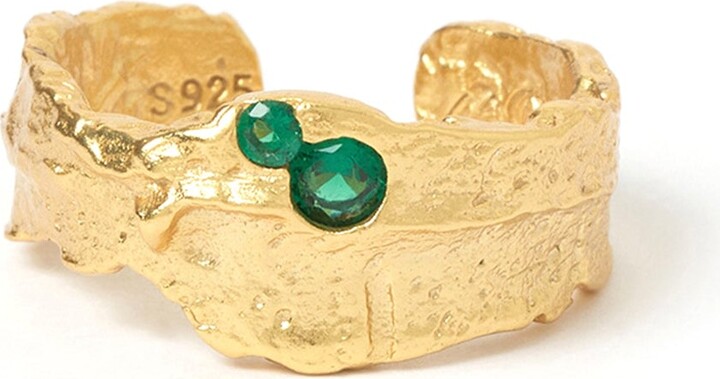 Arms of Eve Women's Green Anya Ring - Emerald - ShopStyle