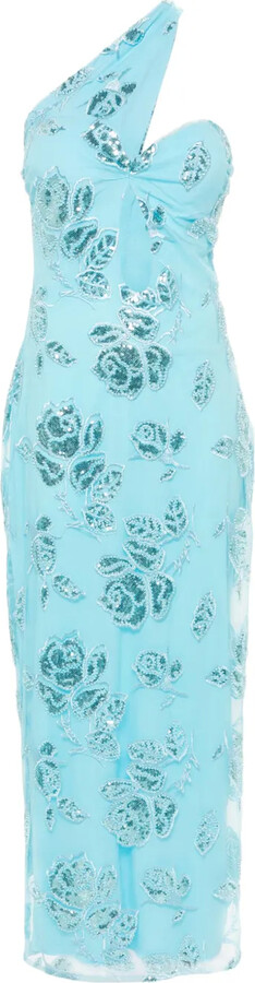 Rotate by Birger Christensen Sequin-Embellished Maxi Dress - ShopStyle