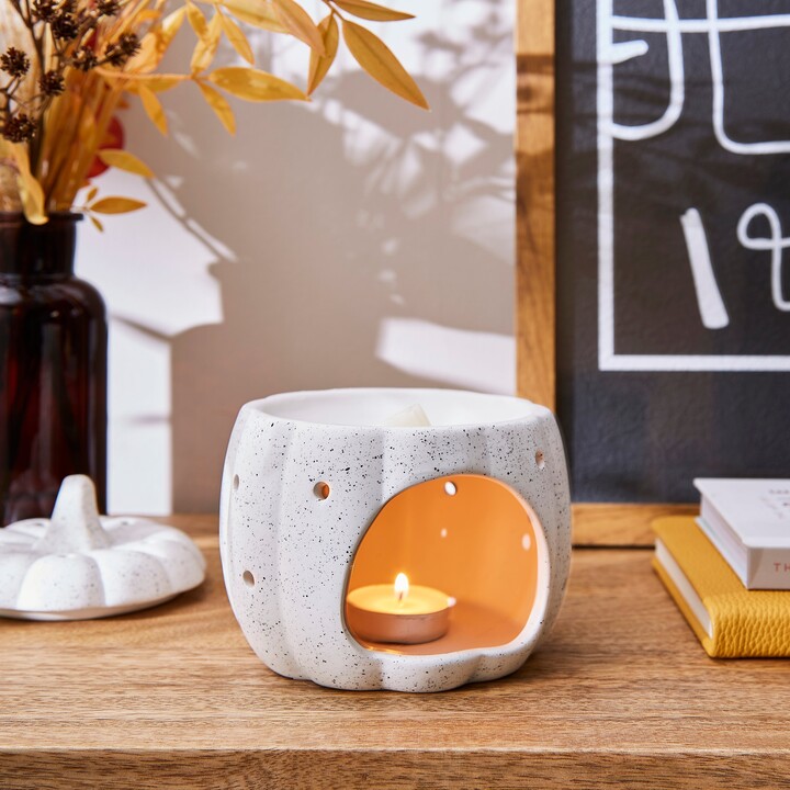 Dunelm Pumpkin Wax Melt Burner Cream - ShopStyle Countertop Bath Accessories