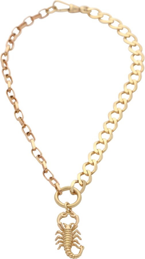 Wolf and Zephyr Women's Gold Vintage Scorpion Anklet - ShopStyle Bracelets