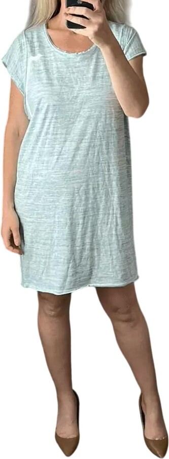 STITCHDROP T-Shirt Dress In Light Blue - ShopStyle