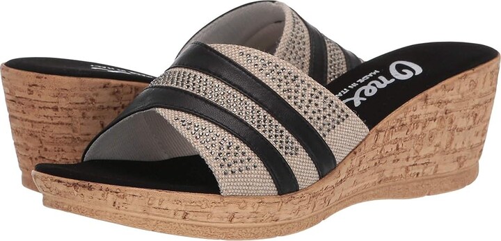 Onex Blanche (Black) Women's Shoes - ShopStyle Sandals