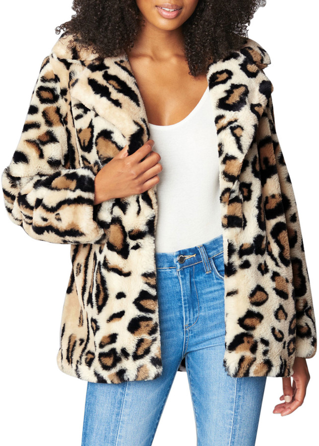 Blank NYC Wild Card Leopard Faux-Fur Jacket - ShopStyle Fur & Shearling ...