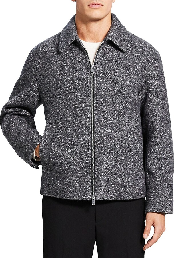 Theory Milo Boucle-Speckle Jacket - ShopStyle