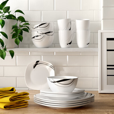 Tabletops Gallery 16 piece Dinnerware Set Carnival - ShopStyle