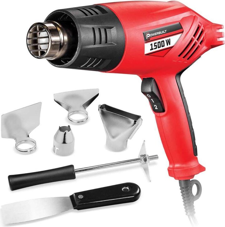 Powerbuilt 1500W Heavy Duty Heat Gun Kit in Storage Case - ShopStyle ...