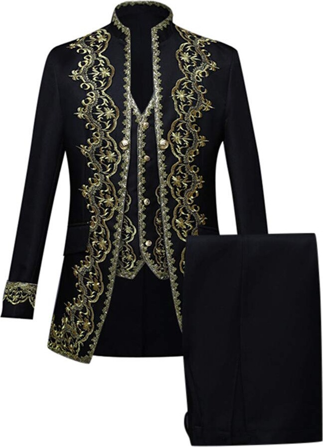 Generic Fashion Suits for Men Casual Suits 2024 New Mens European Court ...