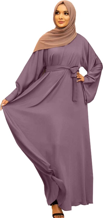 MODSGUE Muslim Clothing Women Bronzing Travel Bathrobe One-Piece ...