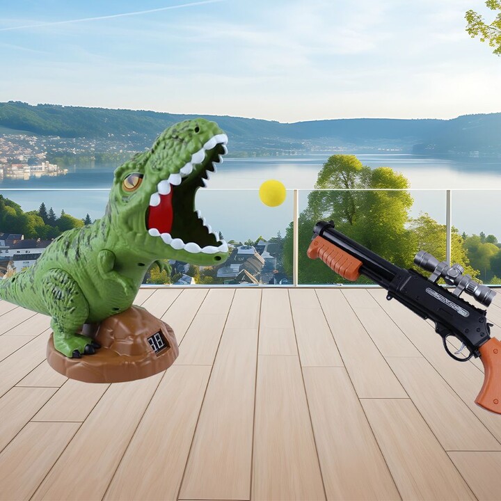 Alivio Dinosaur Scoring Target Toy for Kids, Movable Target Shooting ...