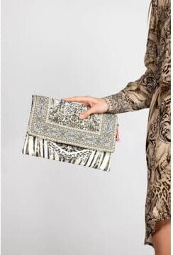 Inoa Makucha Panthera Print Clutch Bag - ShopStyle