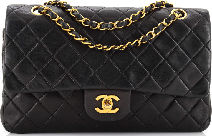 Chanel Leather handbag - ShopStyle Shoulder Bags