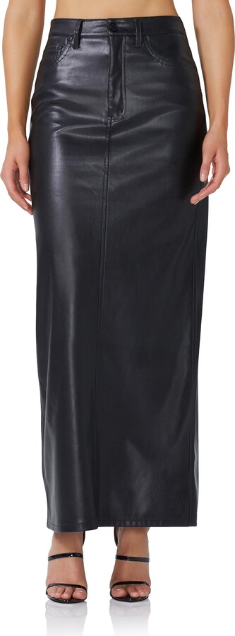 AFRM Amiri Faux Leather Maxi Skirt - ShopStyle