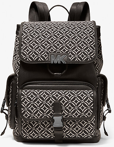 Michael Kors Hudson Logo Jacquard Backpack - ShopStyle