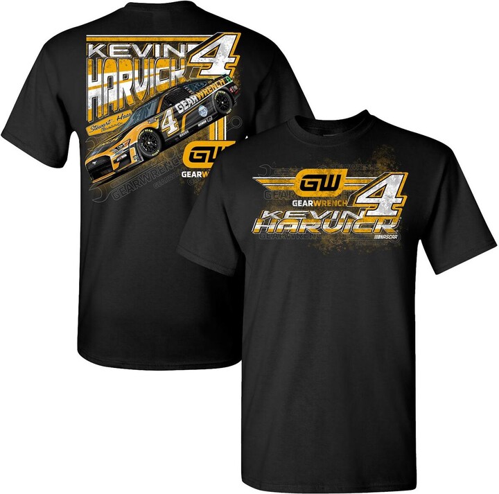 Men's Stewart-Haas Racing Team Collection Black Kevin Harvick Car T ...